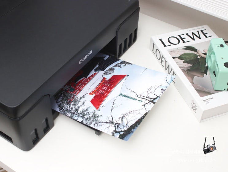 포토프린터 추천 선명한 사진 인쇄 가정용 프린터기 캐논 G590 : 네이버 블로그