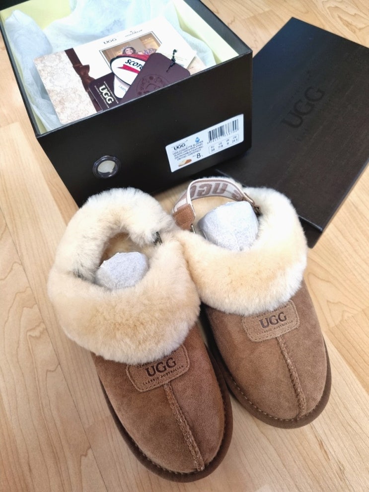 호주 어그 오즈웨어 코케트 양털 슬리퍼 밴딩 스트랩 3 Way 선물 후기 네이버 블로그
