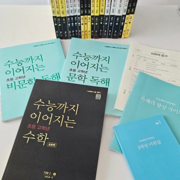 수학 잘 하는 아이들은 이 문제집 풉니다 수능까지 이어지는 초등 고학년 수학 수능까지 이어지는 독해력 향상 패키지 공구