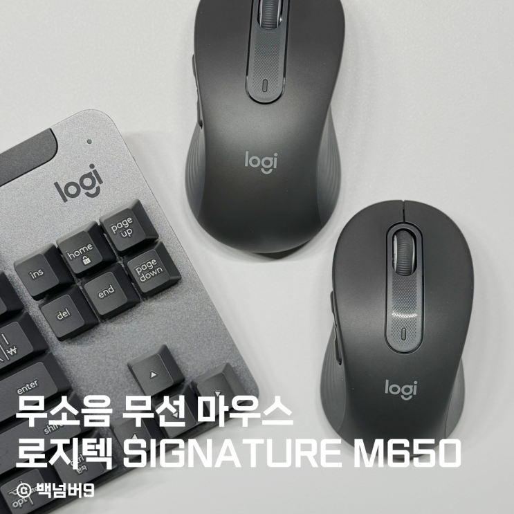 무소음 무선 마우스 추천 로지텍 SIGNATURE M650 + M650L : 네이버 블로그