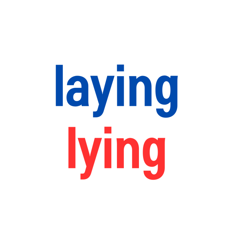 lie와 lay 동명사 현재분사 lying laying 뜻 : 네이버 블로그