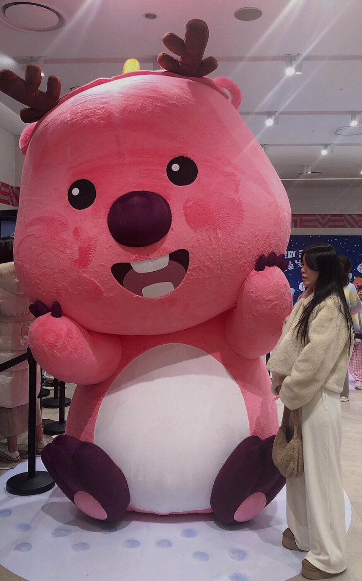 부산 신세계백화점 센텀시티점 크리스마스 이벤트 웨이팅 굿즈 잔망루피 팝업스토어 후기 네이버 블로그
