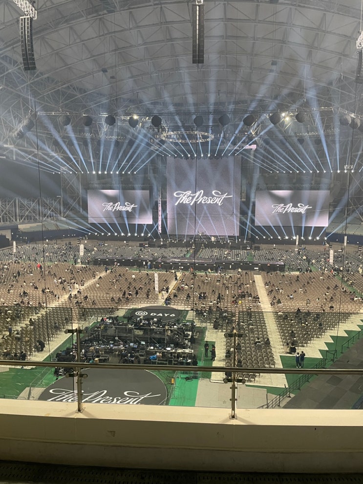 [콘서트] 고척돔 3층 310구역 C열 시야 및 좌석 구역 추천, 241220 데이식스 The Present 선물콘 첫콘 후기 ...