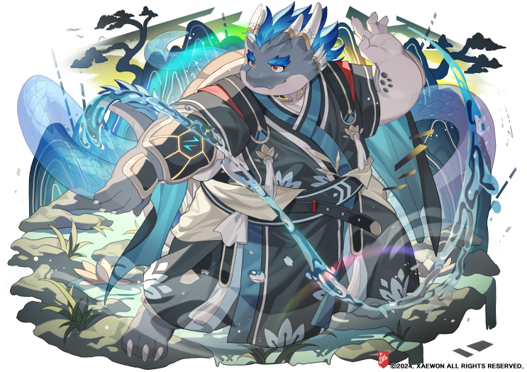 YED 님의 현무재원 (Xaewon the Xuanwu) 일러스트 : 네이버 블로그