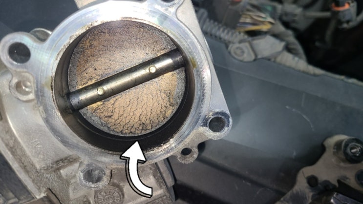 신호대기시 rpm드롭,떨림으로 입고한 뉴sm5 신형 L43 터보차량의 스로틀바디 청소,바디클리닝 수리기록입니다.《인천카센터 인천 ...