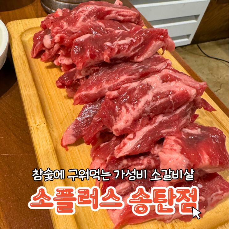 평택 이충동 참숯 향 가득한 소갈비살 맛집 소플러스 송탄점 네이버 블로그
