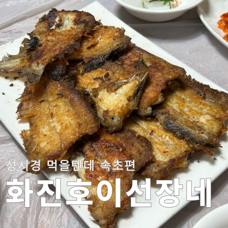 성시경 먹을텐데 속초 화진호 이선장네 웨이팅 예약 가자미튀김 가자미조림 후기 네이버 블로그