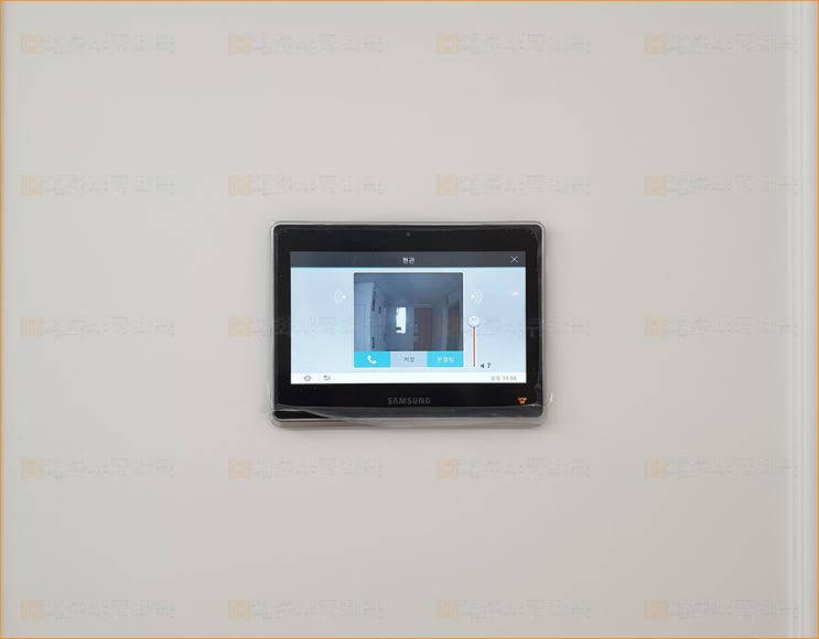 분당 정자동 파크뷰아파트 삼성비디오폰 SHT-705를 삼성스마트월패드SHP-HB700으로 교체설치 : 네이버 블로그