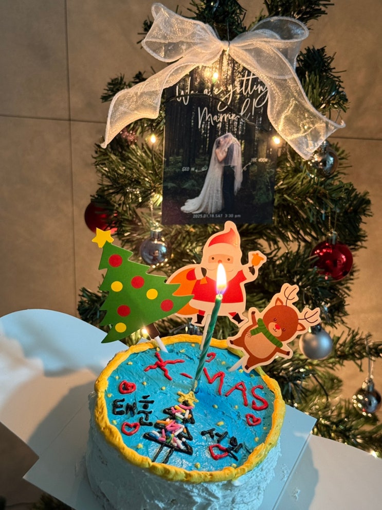 집에서 만드는 특별한 크리스마스 케이크만들기 케익팩토리 케이크 키트 : 네이버 블로그