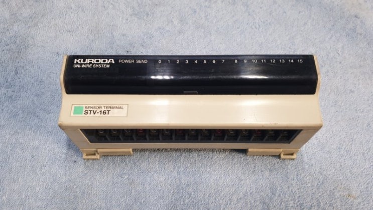 SENSOR TERMINAL UNI-WIRE SYSTEM, STV-16T, KURODA : 네이버 블로그