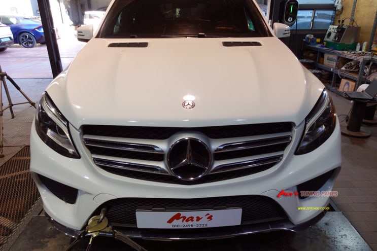 18yr MB W166 GLE350 d 4Matic 마르스 ECU + TCU 맵핑 초반굼뜸현상 개선및 출력개선 휠마력 49HP ...