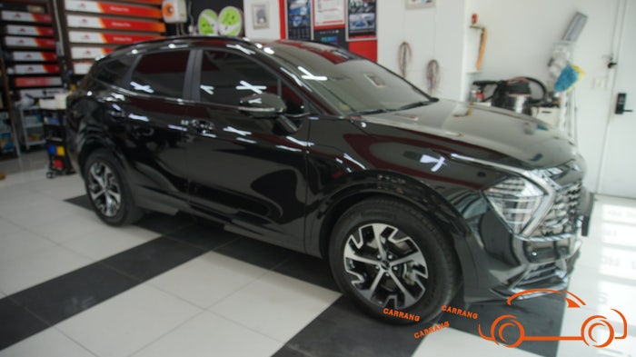 = 광주 엠블럼 교체 = 스포티지 NQ5 블랙 엠블럼 교체 + 온 유어 뷰 순정 내비 연동 HUD 시공 : 네이버 블로그