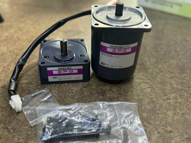 SPG SPEED CONTROL MOTOR S9I40GBH-V12 에스피지 스피드컨트롤 모터 , 소형기어드모터 - 원텍코리아 ...