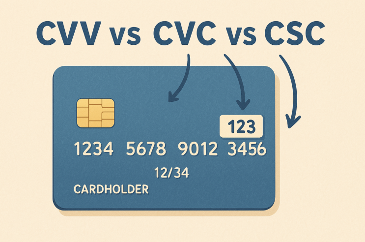 신용카드 보안코드 CVV, CVC, CSC 차이점 완벽 정리 : 네이버 블로그