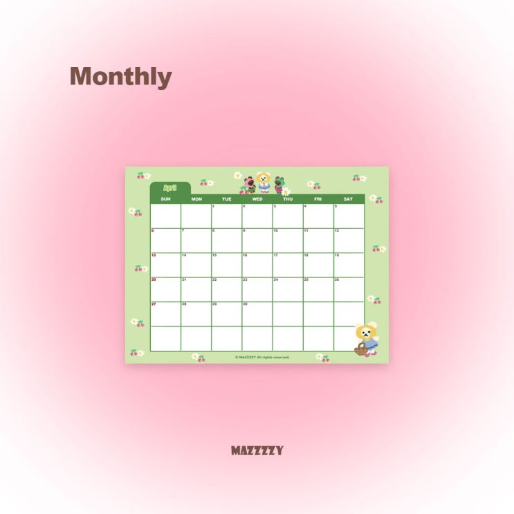 마찌(MAZZZZY) 2025년 4월 먼슬리 공유 : 네이버 블로그