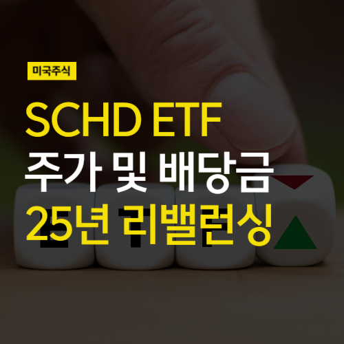SCHD ETF 주가 배당금 정리, 2025년 리밸런싱 (feat 투자 후기) : 네이버 블로그