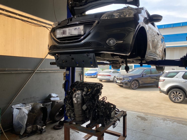 김포수입차정비 푸조206 엔진오일누유 캠샤프트하우징 실링작업 : 네이버 블로그