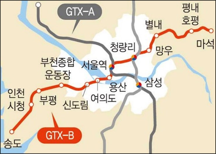 GTX B 노선 착공 임박, 인천 송도국제도시 아파트 가격 하락 멈추고 반등 시작? (ft. 송도신도시) : 네이버 블로그