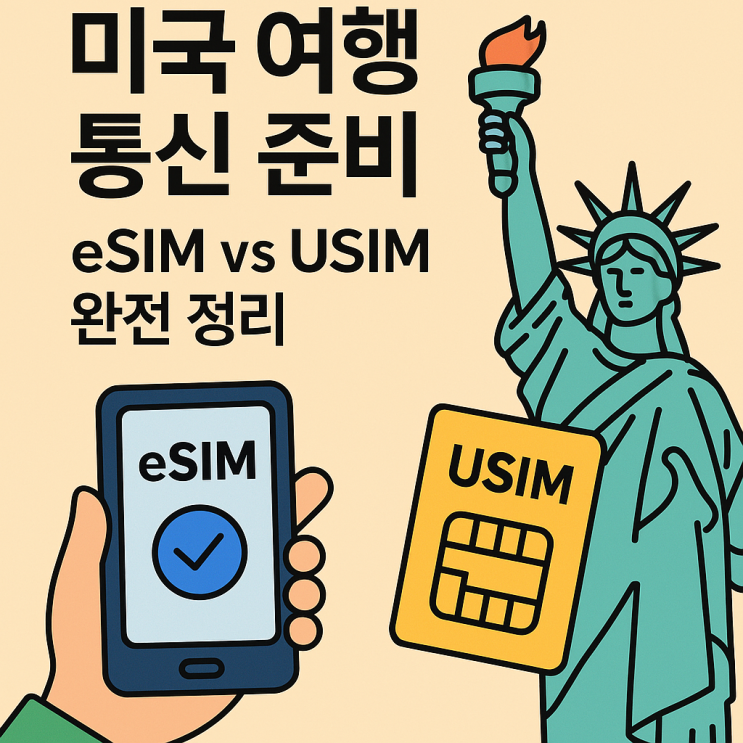 해외 여행 통신 준비ㅣesim vs usim 완전 정리 : 네이버 블로그