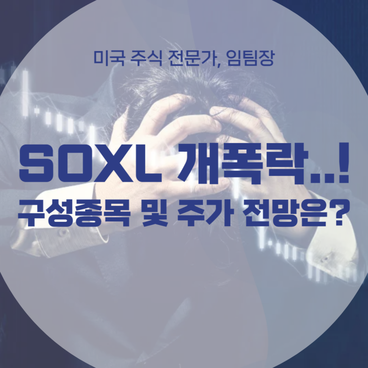 SOXL 주가 전망.. 개폭락 중..!! 구성종목은? : 네이버 블로그