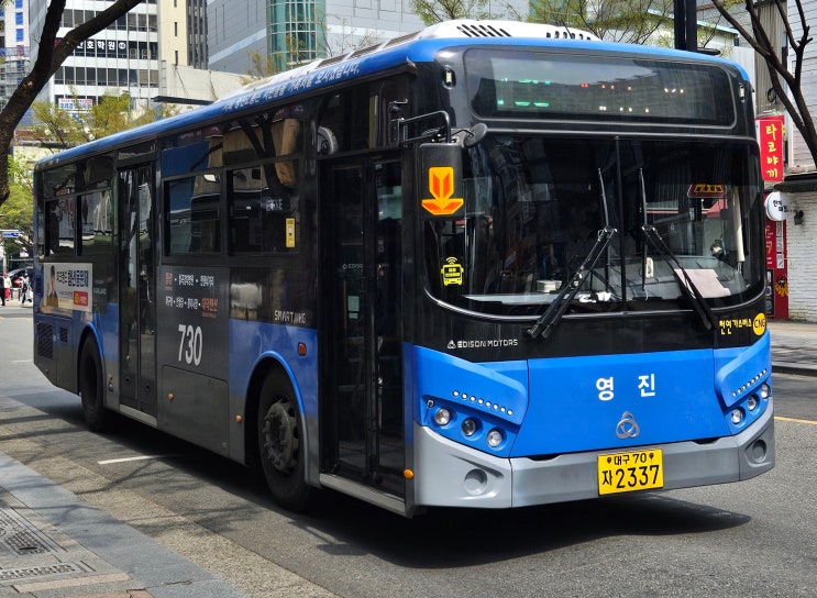 730번 스마트11HG F/L CNG ZF Auto 20" 영진교통 2337호 : 네이버 블로그