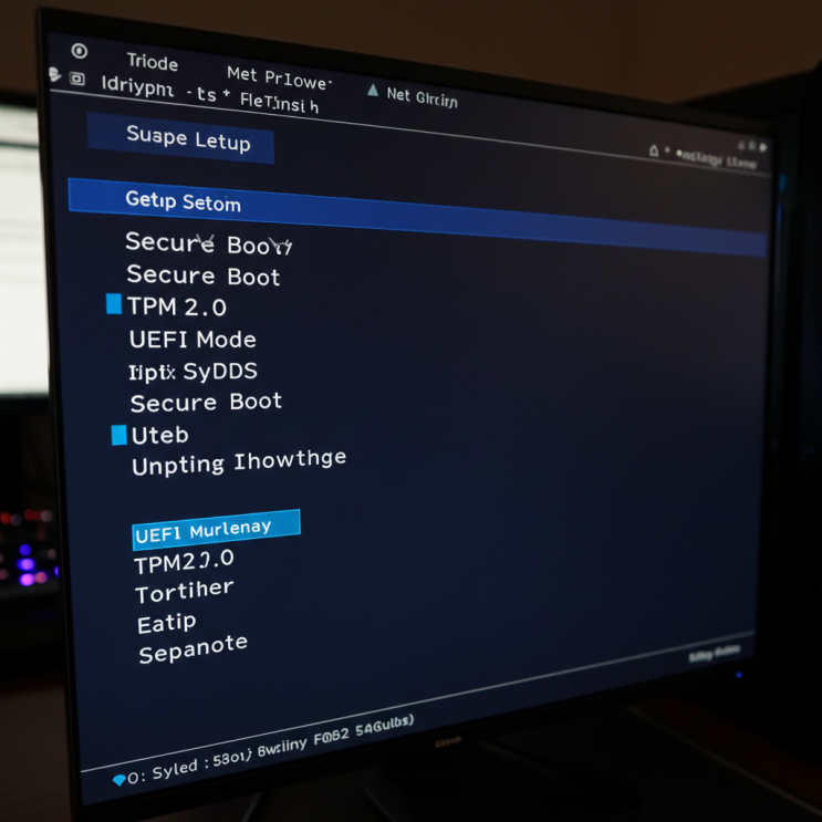 윈도우 11 보안부팅 설정 방법: TPM2.0, UEFI 활성화 하기 : 네이버 블로그