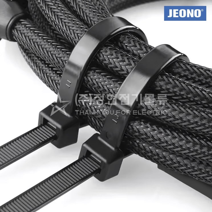 전오 케이블타이 국산 100mm (1봉) 전선정리 전기 선정리 흑색 백색 타이랩 집타이 : 네이버 블로그