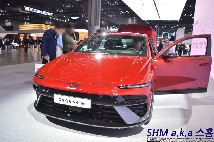2025 서울 모빌리티쇼 현대자동차 : 더 뉴 아이오닉 6(페이스리프트) & 아이오닉 6 N 라인 사진 : 네이버 블로그