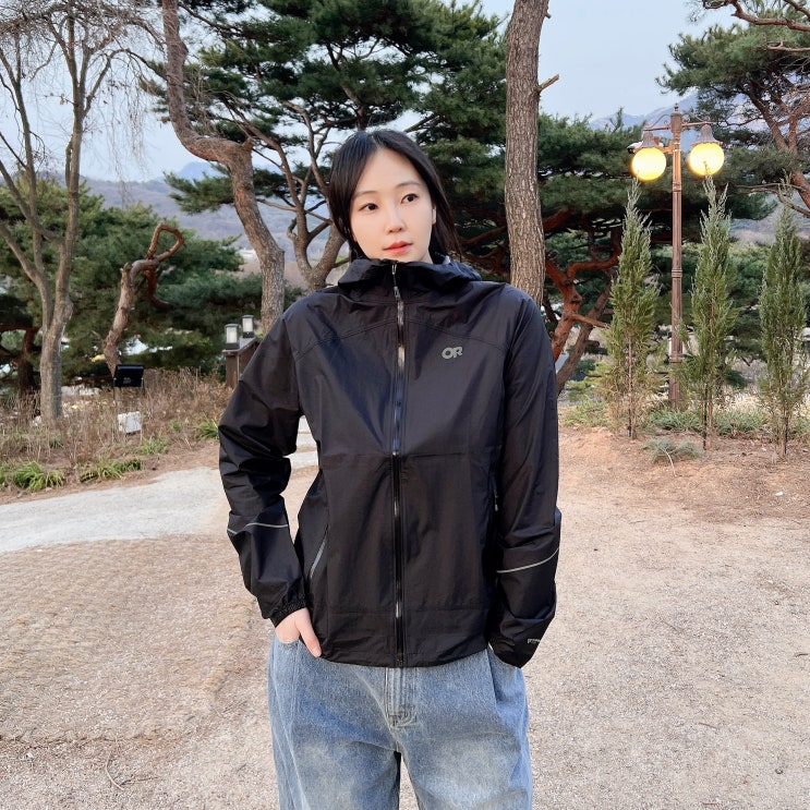 아웃도어리서치 Or 오알 고프코어 러닝 등산 레인 자켓 기능성 바람막이 코디 네이버 블로그