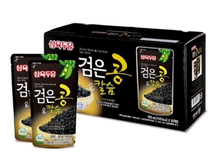 #광고 삼육두유 검은콩 앤 칼슘 파우치, 190ml, 20개 : 네이버 블로그