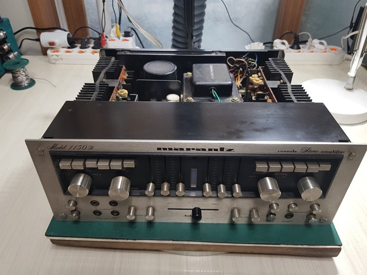 인천에서 온 마란츠 1150D인티앰프 복원정비 (1) : 네이버 블로그