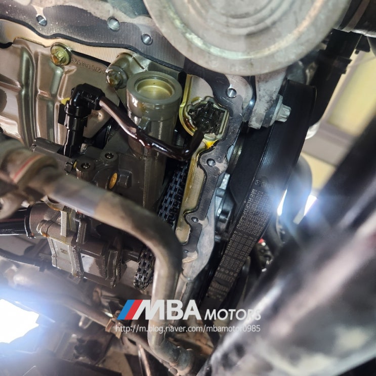 [덕양구 수입차 전문정비] 벤츠 C200 M274 고질병 서모스텟 경고등 P012800, 오일펌프 솔레노이드 경고등 ...