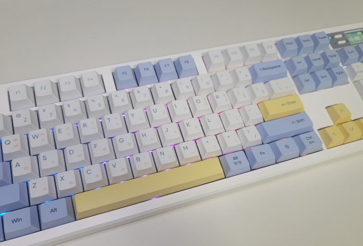 직장인 추천💛 저소음 기계식 키보드 :: 앱코 AS104 딥사운드축 | 104키 풀배열 | 유무선 블루투스 : 네이버 블로그