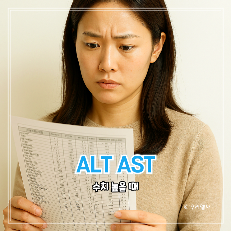 ALT AST 수치 높을 때, 그냥 둬도 괜찮을까? : 네이버 블로그