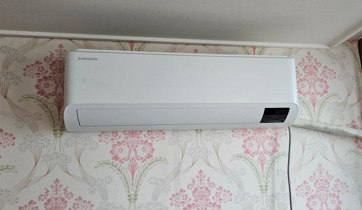 인천 간석동 삼성 벽걸이 에어컨 4대 와 스탠드 2구 에어컨 설치 : 네이버 블로그