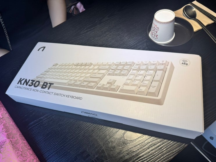 앱코 KN30BT 무접점 키보드 리뷰, 한무무(898B)와 비교, 앱무무 타건감 : 네이버 블로그