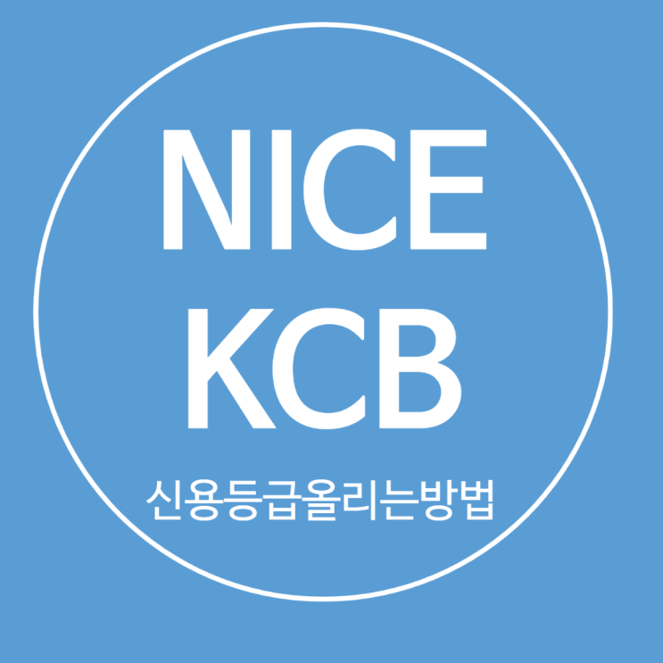 NICE KCB 신용등급 올리기 feat KCB 추정소득 : 네이버 블로그