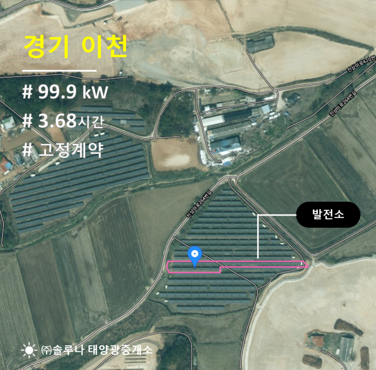 [태양광 발전소 매매] [완료] 경기도 이천시 설성면 99.9kW 3.68시간 고정계약 162원 매매가 2.2억 : 네이버 블로그