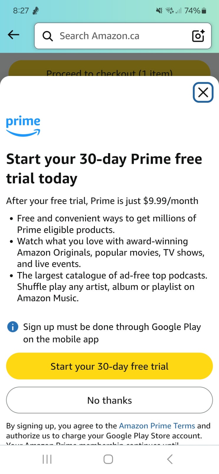 [쇼핑] 아마존 프라임 구독비용 30일 무료체험 신청방법 / 프라임 비디오 일반TV로 연결하기 (ft.크롬캐스트 Chromecast) / 논슬립 축구양말 주문 : 네이버 블로그