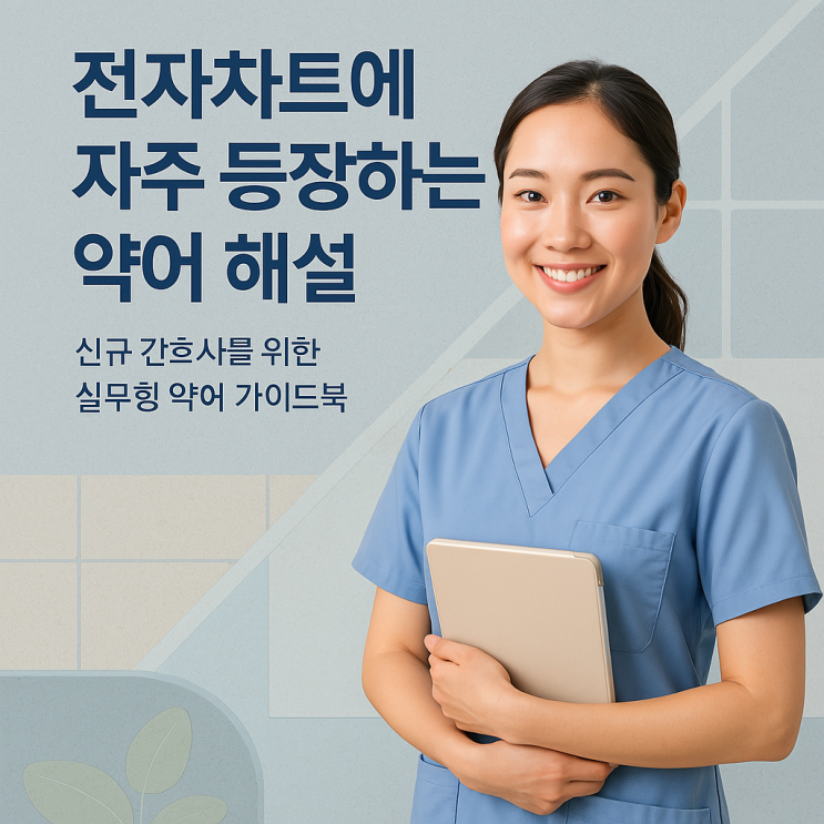 💻 병원 전자차트에 자주 등장하는 약어 해설 : 네이버 블로그