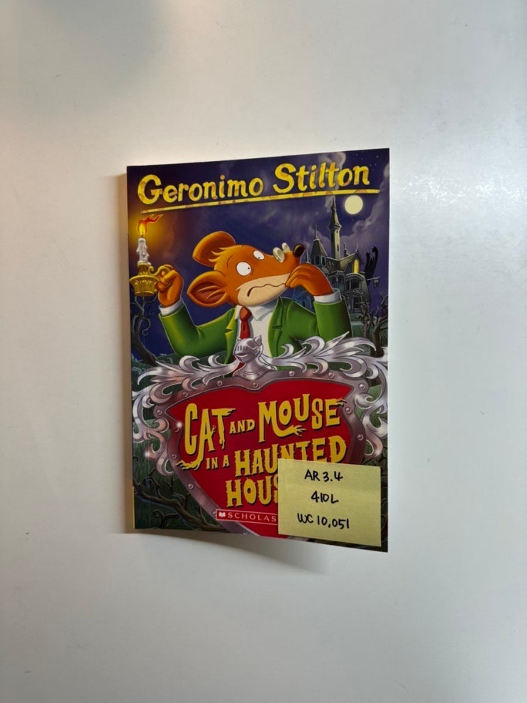1월 2일 Reading /Cat and Mouse in a Haunted House By Geronimo Stilton ...