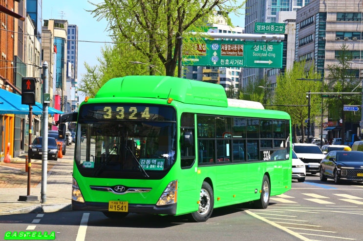 [서울 KD대원여객] 3324번 현대 뉴슈퍼에어로시티 초저상 "2025Y" (서울74사1541) : 네이버 블로그