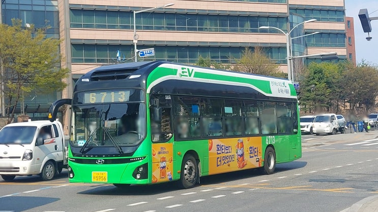 세풍운수 6713번 일렉시티 EV (5956) : 네이버 블로그