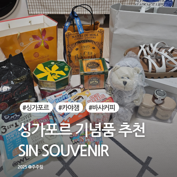 싱가포르 여행 기념품 추천 10종 리뷰 카야잼 마그넷 네이버 블로그