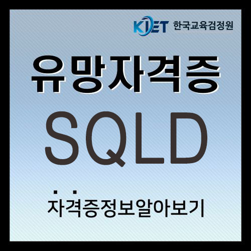 2025 SQLD 시험일정 및 난이도 독학 꿀팁 : 네이버 블로그