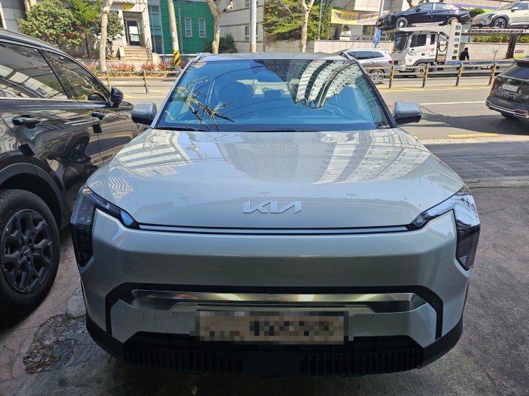 부산 EV3 썬팅부터 PPF·유리막까지 신차 풀케어 완료! : 네이버 블로그