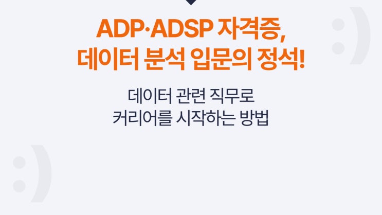 ADSP와 ADP 뭐가 달라요? 준비 순서부터 공부법까지 대전코딩학원에서 알려드림! : 네이버 블로그