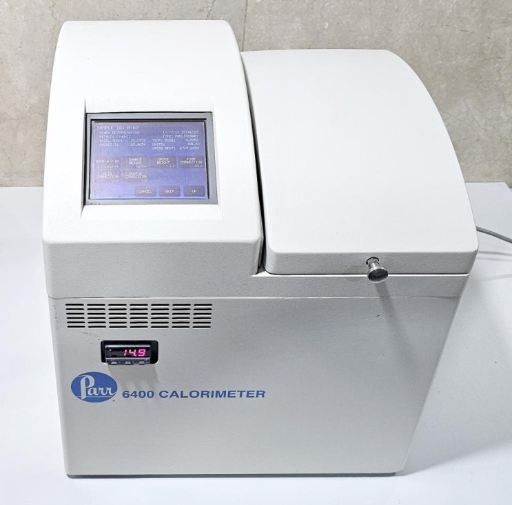 Parr 6400 열량 측정기 CARORIMETER : 네이버 블로그
