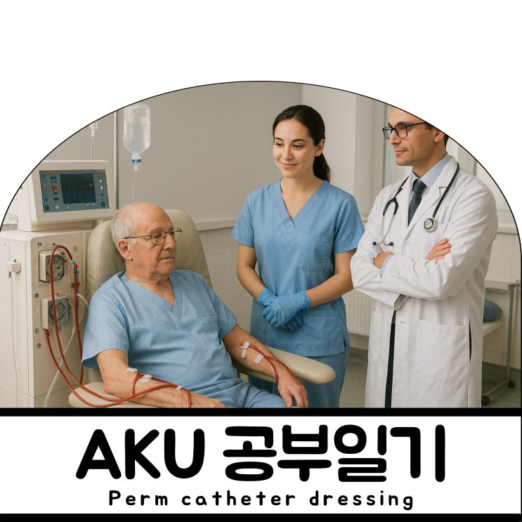 투석실 라이프, Perm catheter dressing : 네이버 블로그