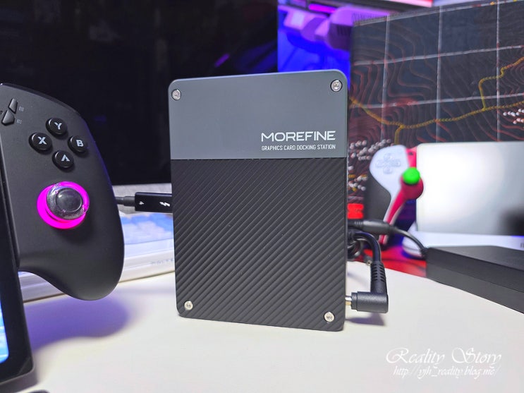 [MOREFINE G1 4090M] 기존 SGWZONE(EGPU) 외장그래픽과 또 다른 브랜드? 내용물은 동일? 구매했습니다. UMPC 및 노트북에서 2K 풀옵션+DLSS ...